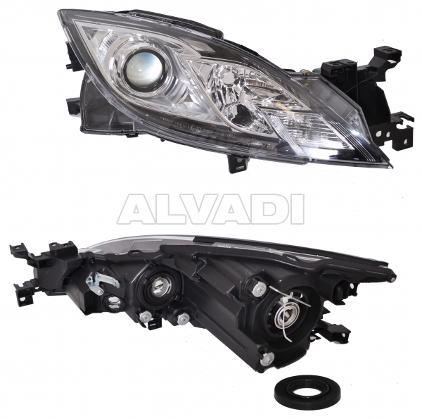 Main headlamp Depo 216-1155R-LEMN1 2161155RLEMN1 for Mazda AL30932925 ...
