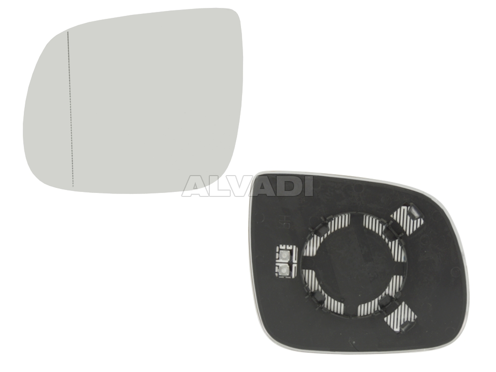 Door mirror glass base 8R0857535E for Audi - alvadi.ee